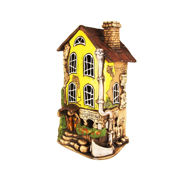 Handcrafted Ceramic Candle Houses Charming Expressive Home - Etsy