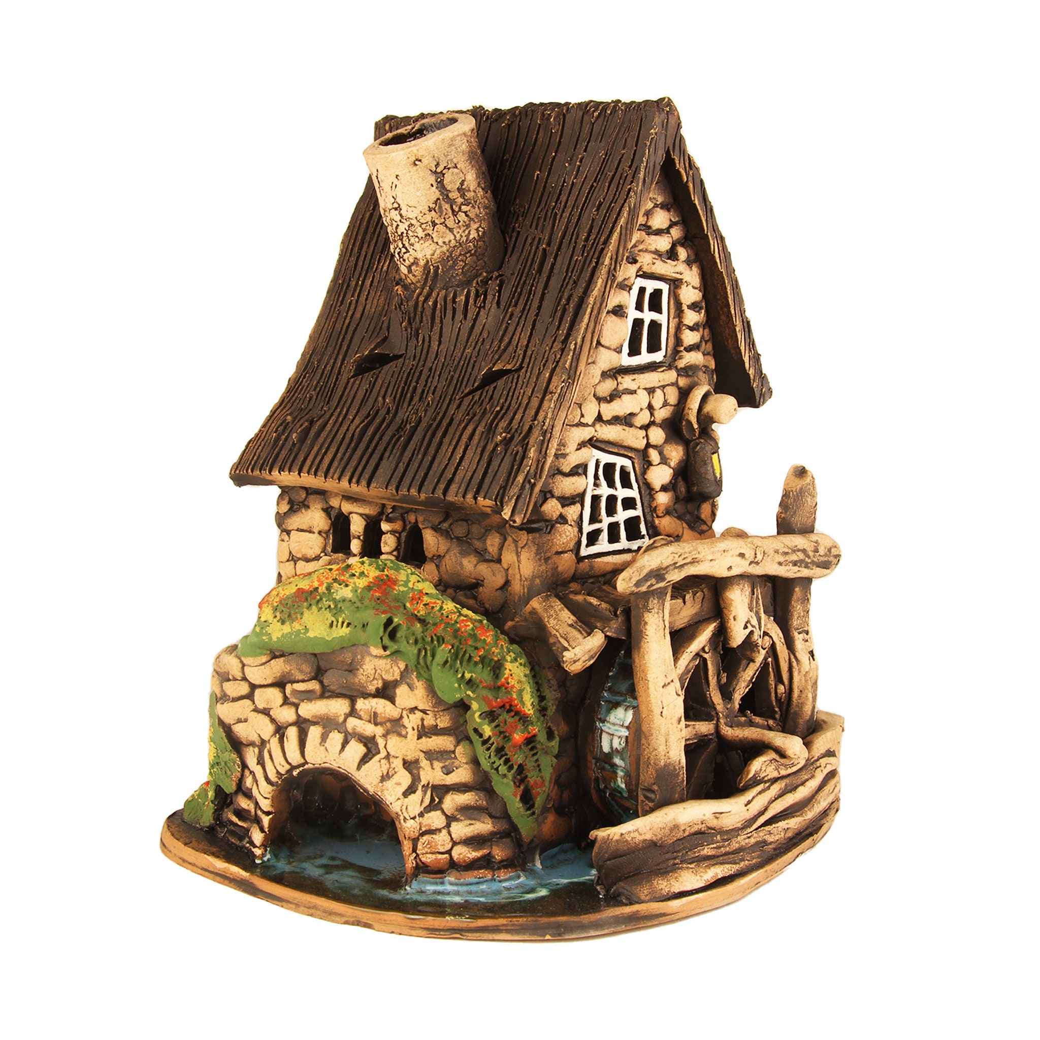 Handcrafted Ceramic Candle Houses One of One Unique Home - Etsy