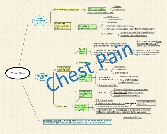 Chest Pain Concept Map Clinical Reasoning Mapping Exercise (Torre,