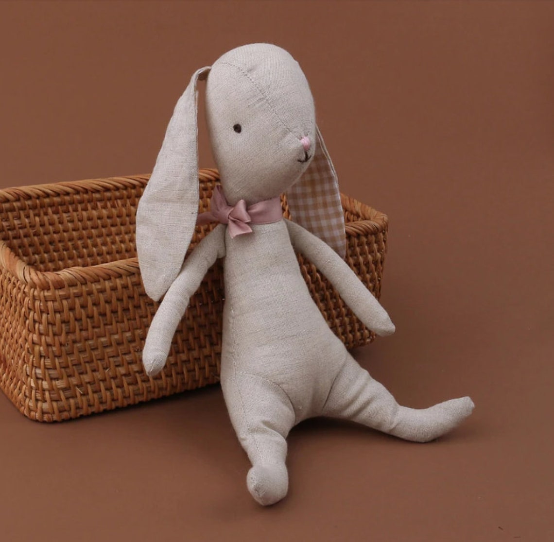 Baby Bunny Plush Rabbit Dolls Soft Newborn Sleeping Plush Toy - Etsy UK