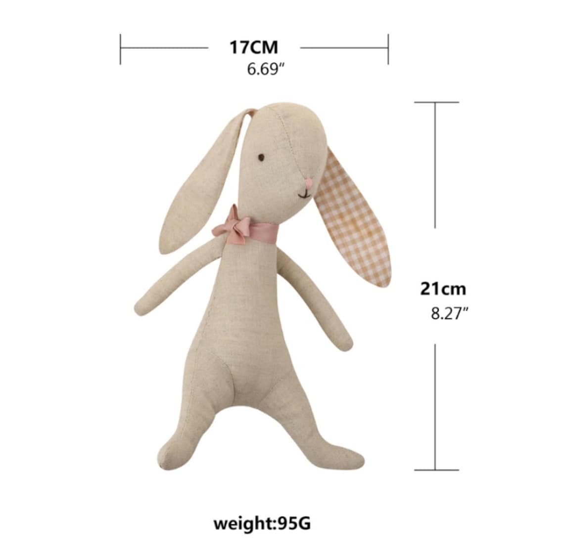 Baby Bunny Plush Rabbit Dolls Soft Newborn Sleeping Plush Toy - Etsy UK