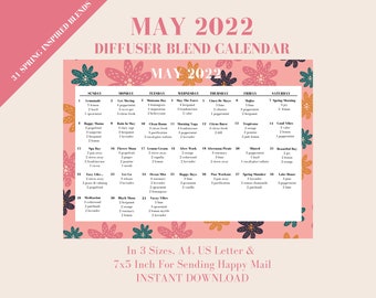Printable May 2022 | Etsy