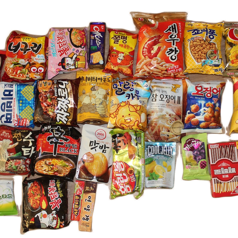 Korean Snacks - Etsy