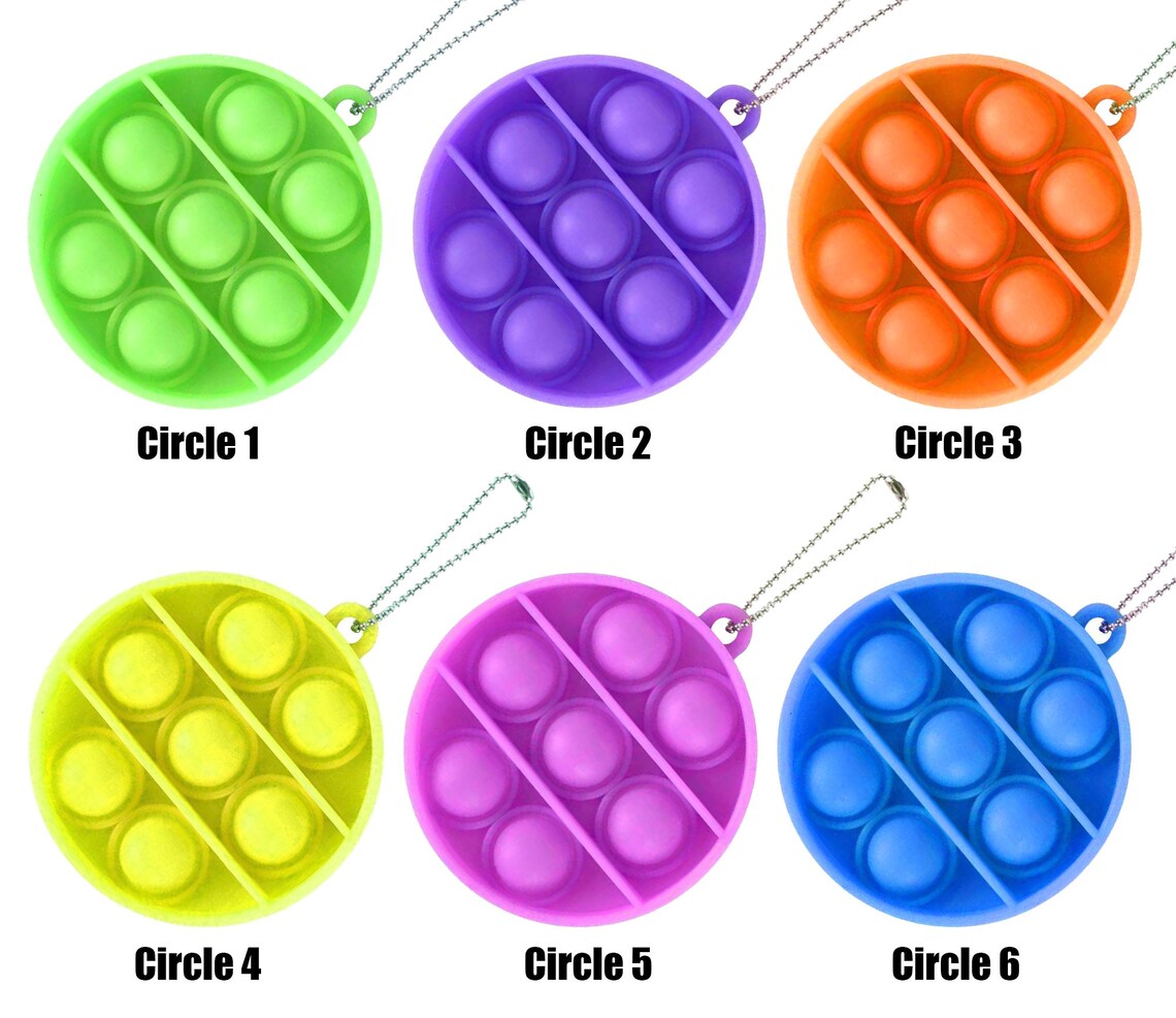 Simple Dimple Fidget Toy Dimple Fidget Toy Keychains Simple | Etsy