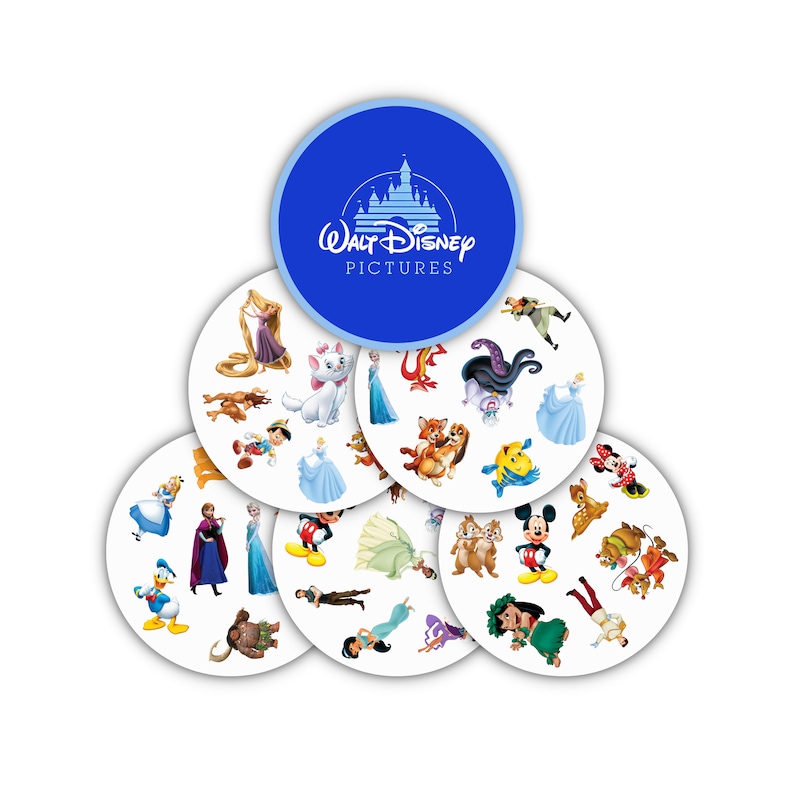 Magic Spot It / Dobble Card Game (PRINTABLE Pdf File - 57 Cards) - Etsy