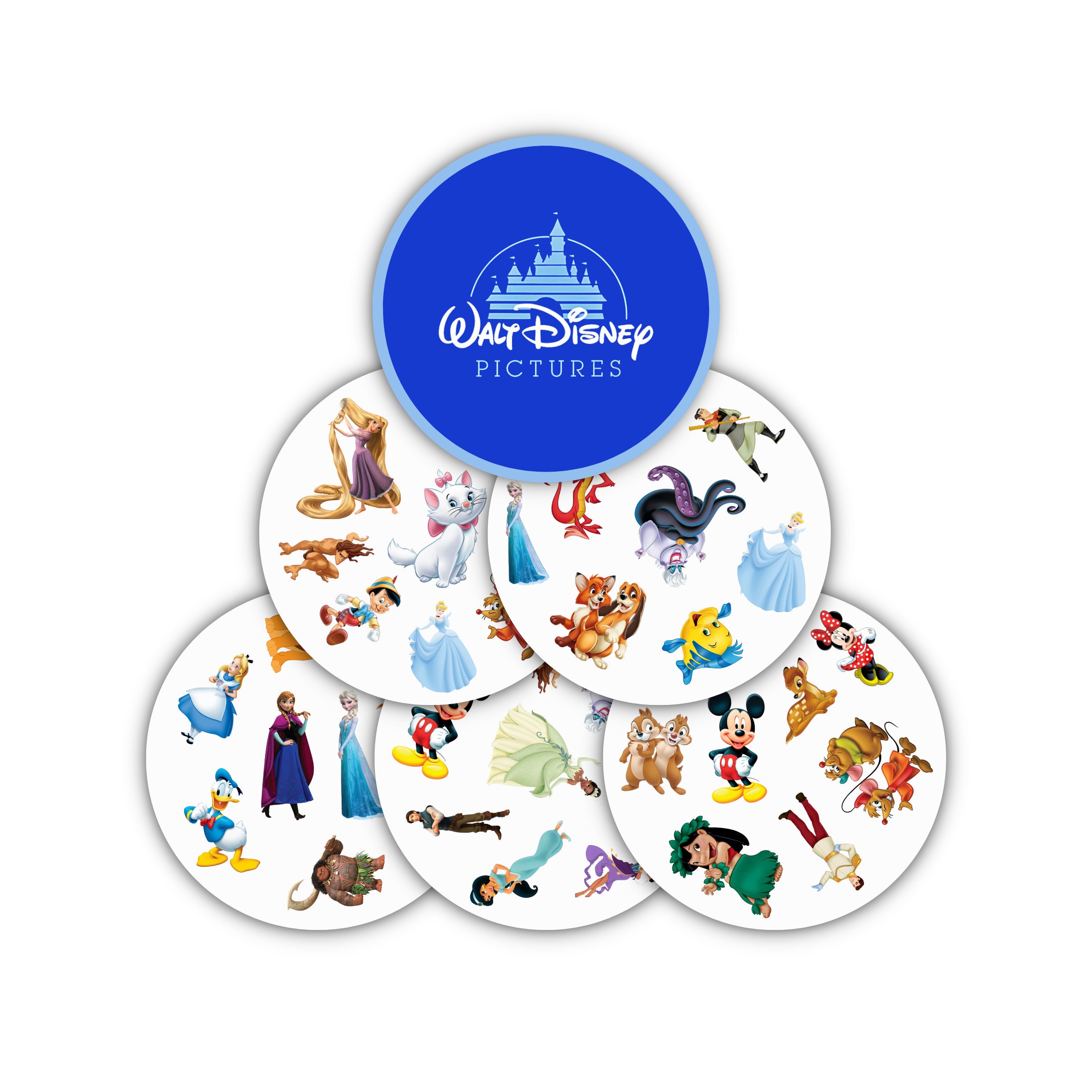 Magic Spot It / Dobble Card Game (PRINTABLE Pdf File - 57 Cards) - Etsy