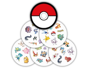 Magic Spot It / Dobble Card Game (PRINTABLE Pdf File - 57 Cards) - Etsy