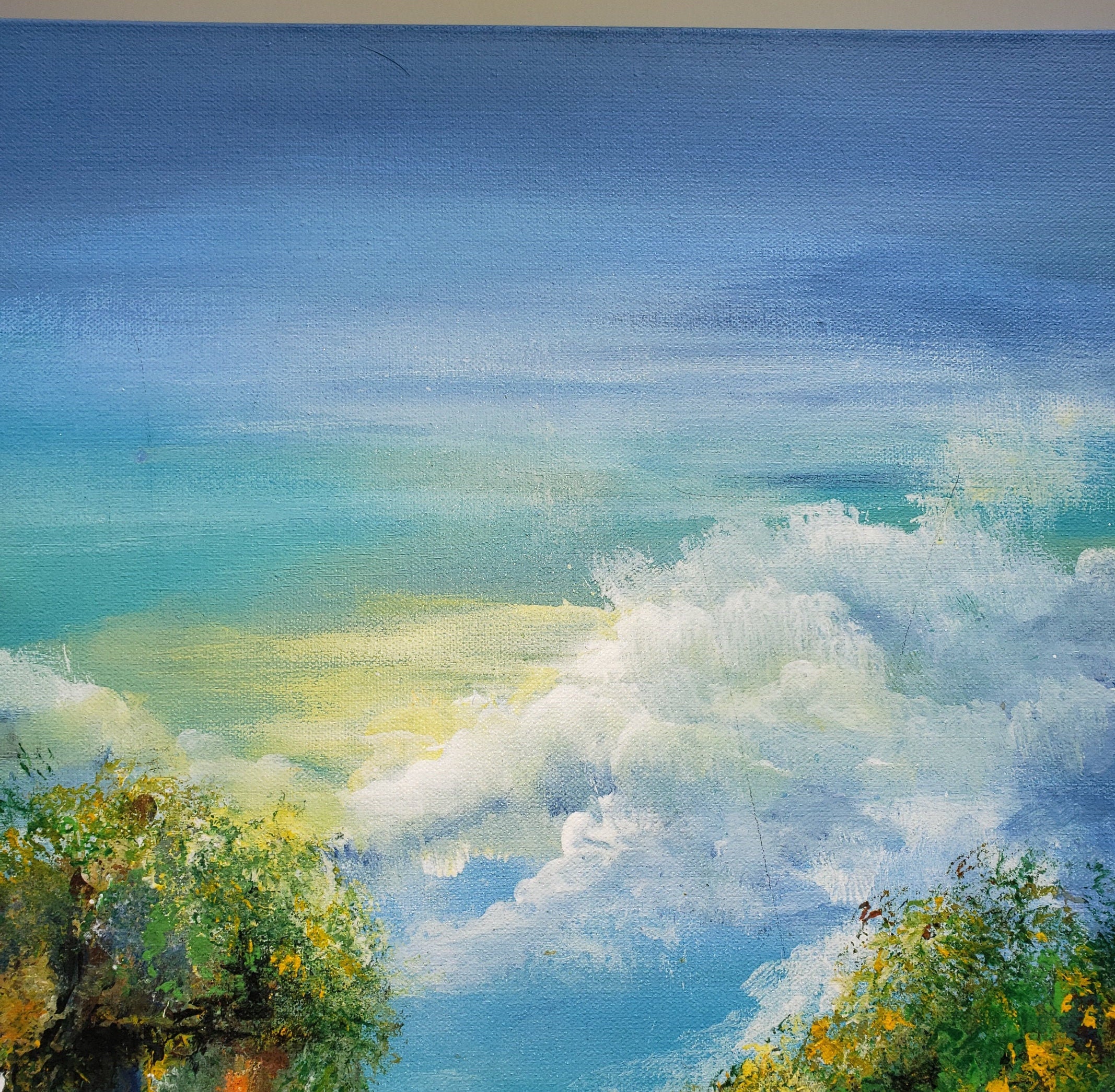 Avatar Mountains Acrylic Painting - Etsy