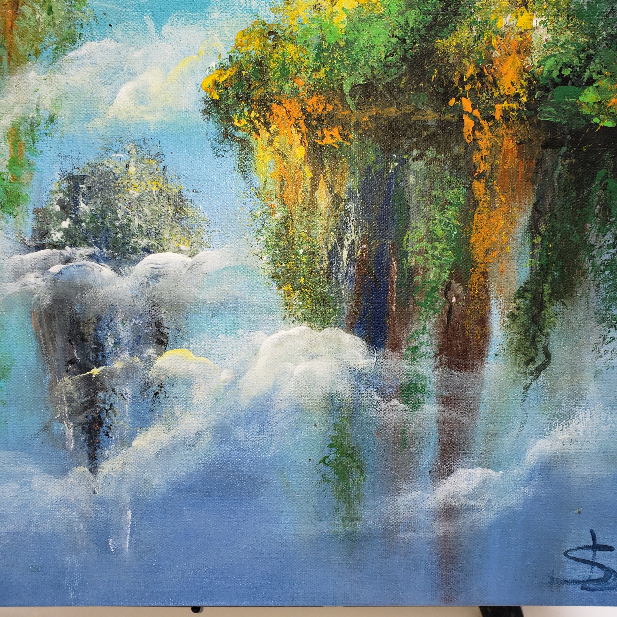 Avatar Mountains Acrylic Painting - Etsy