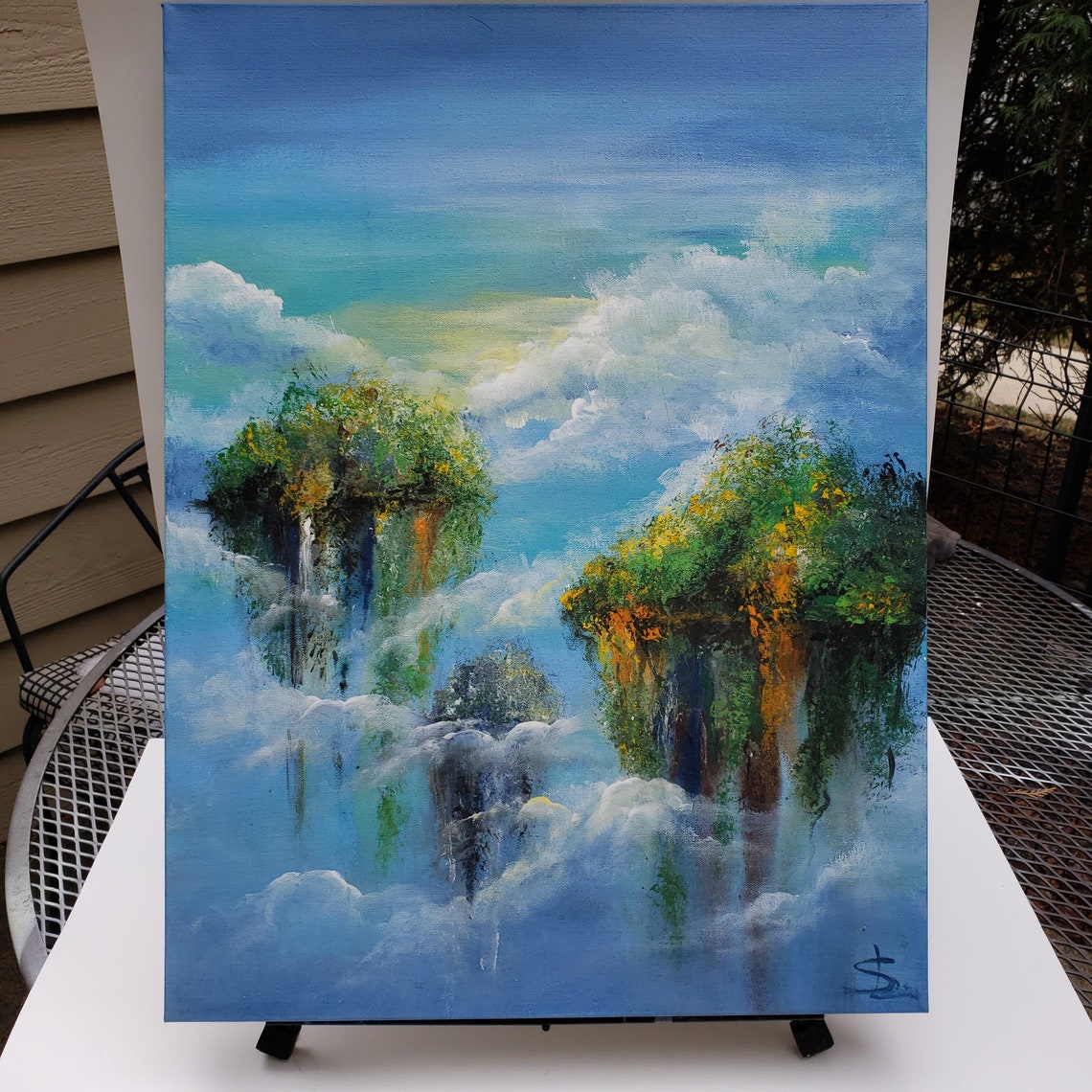 Avatar Mountains Acrylic Painting - Etsy