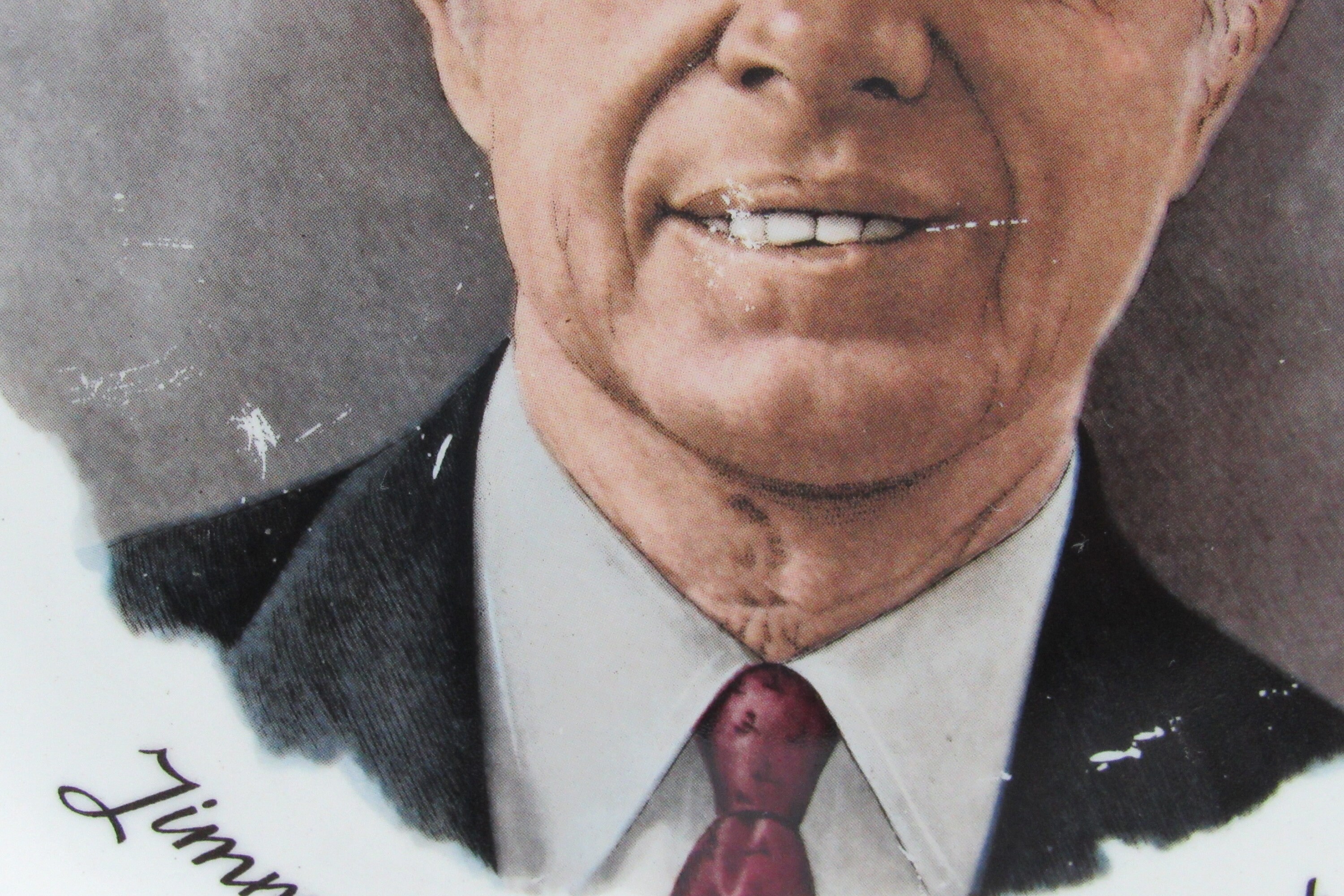 Vintage PRESIDENT JIMMY CARTER Souvenir Plate 39th President 1970s/80s ...