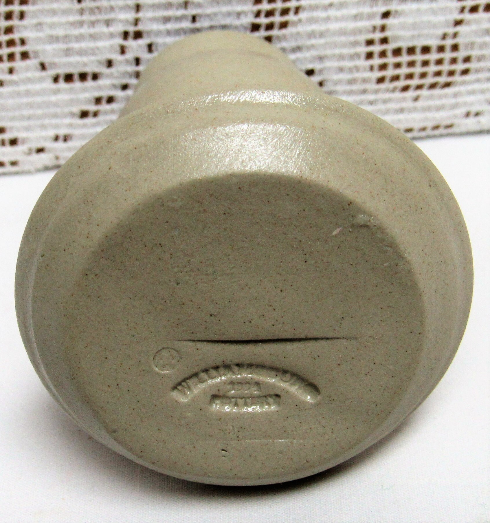 Vintage WILLIAMSBURG VA POTTERY Small Vase Candle Holder Cobalt 1994 ...