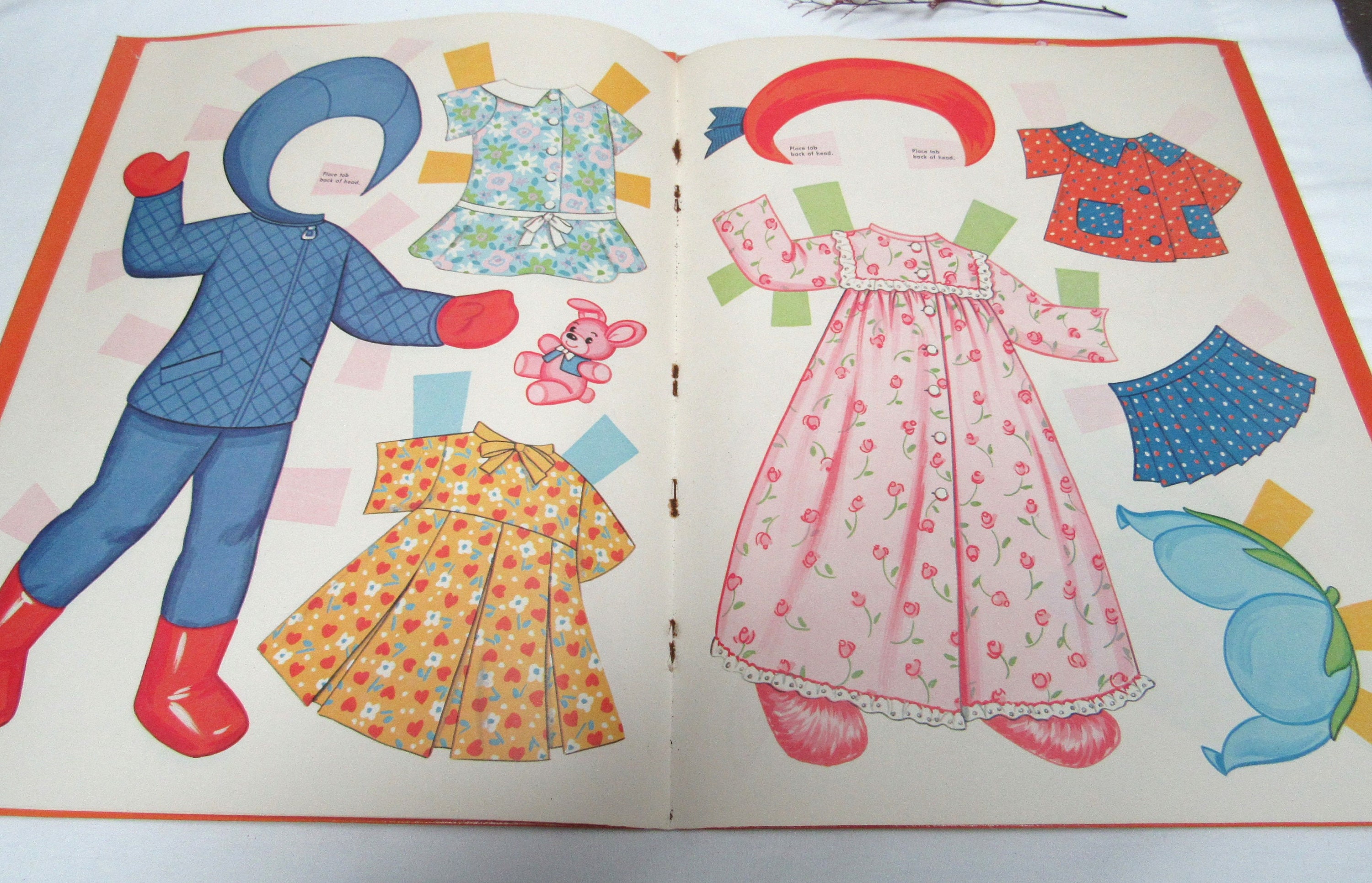 Vintage BABY TENDER LOVE Paper Doll Book Uncut 1971 Mattel Whitman ...