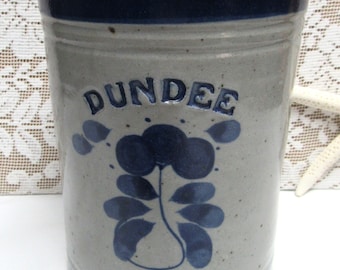 Vtg Mark Essig Stoneware Crock Centreville Virginia Pottery Crock ...