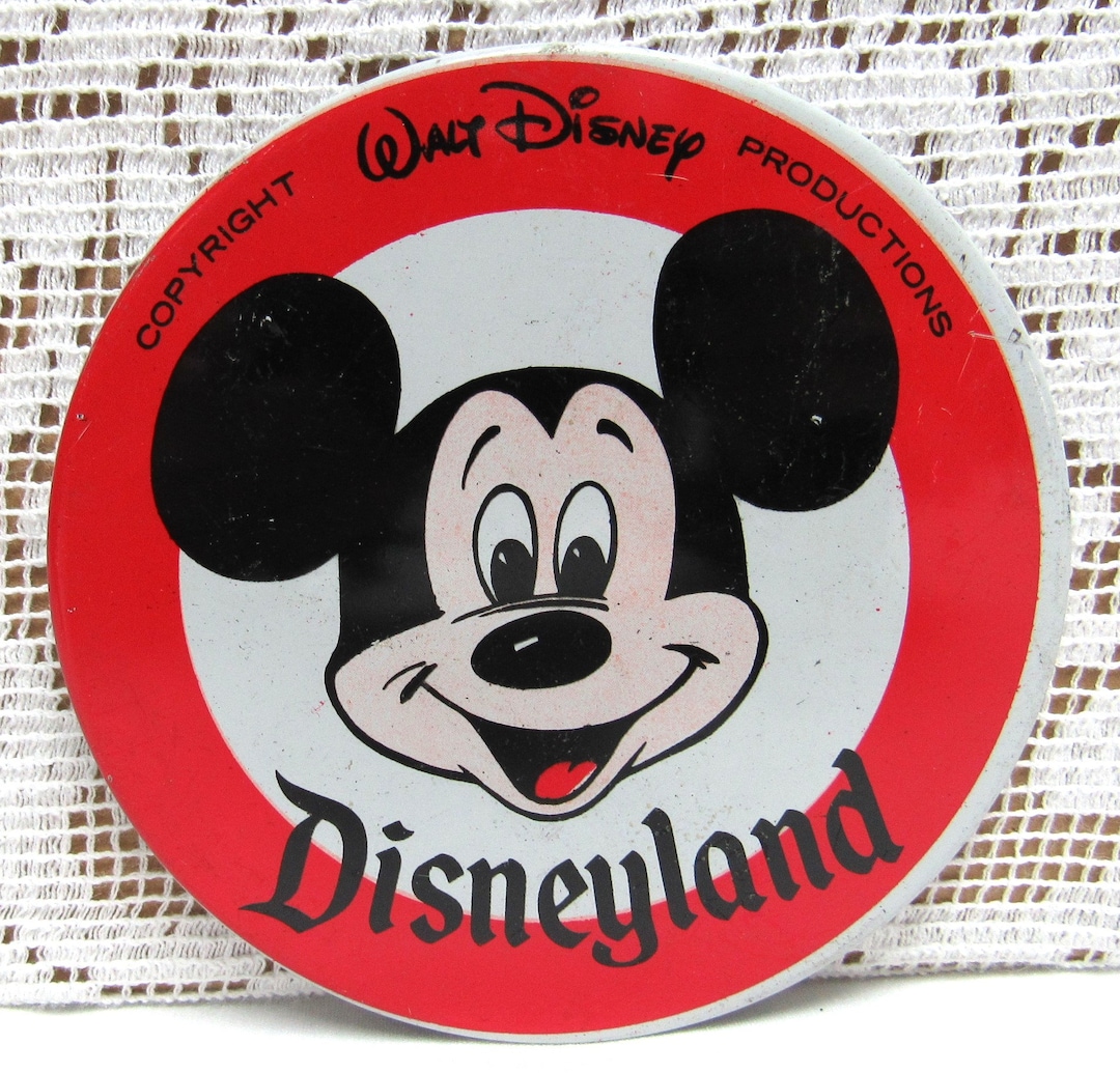 Vintage MICKEY MOUSE DISNEYLAND Pin Back Button Made in Japan - Etsy