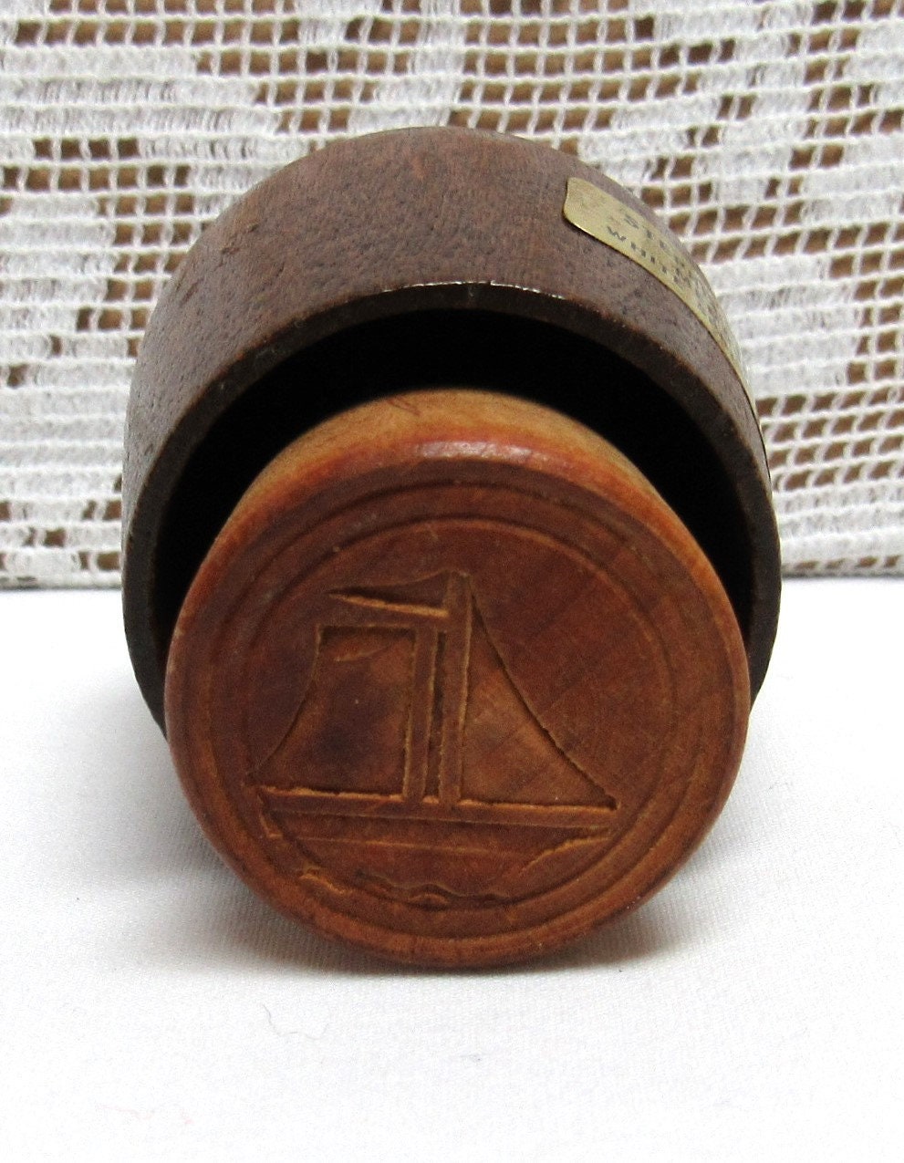 Cute Souvenir Wooden BUTTER Pat MOLD Press Stamp Stephen Foster ...