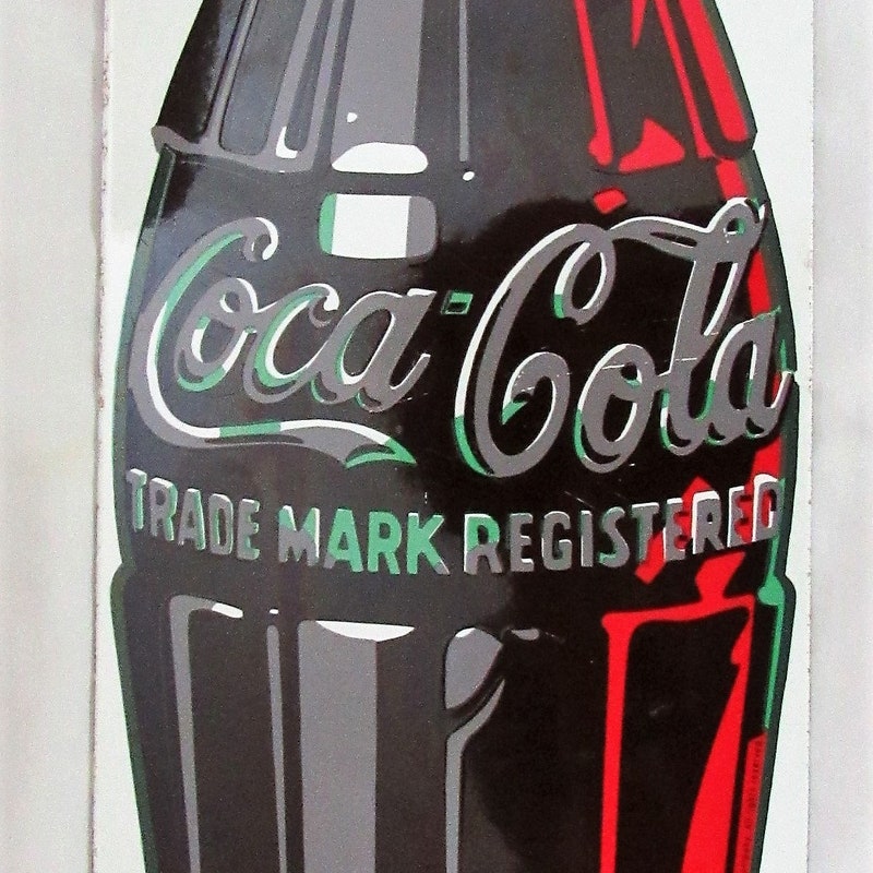 Porcelain Coca Cola Sign - Etsy