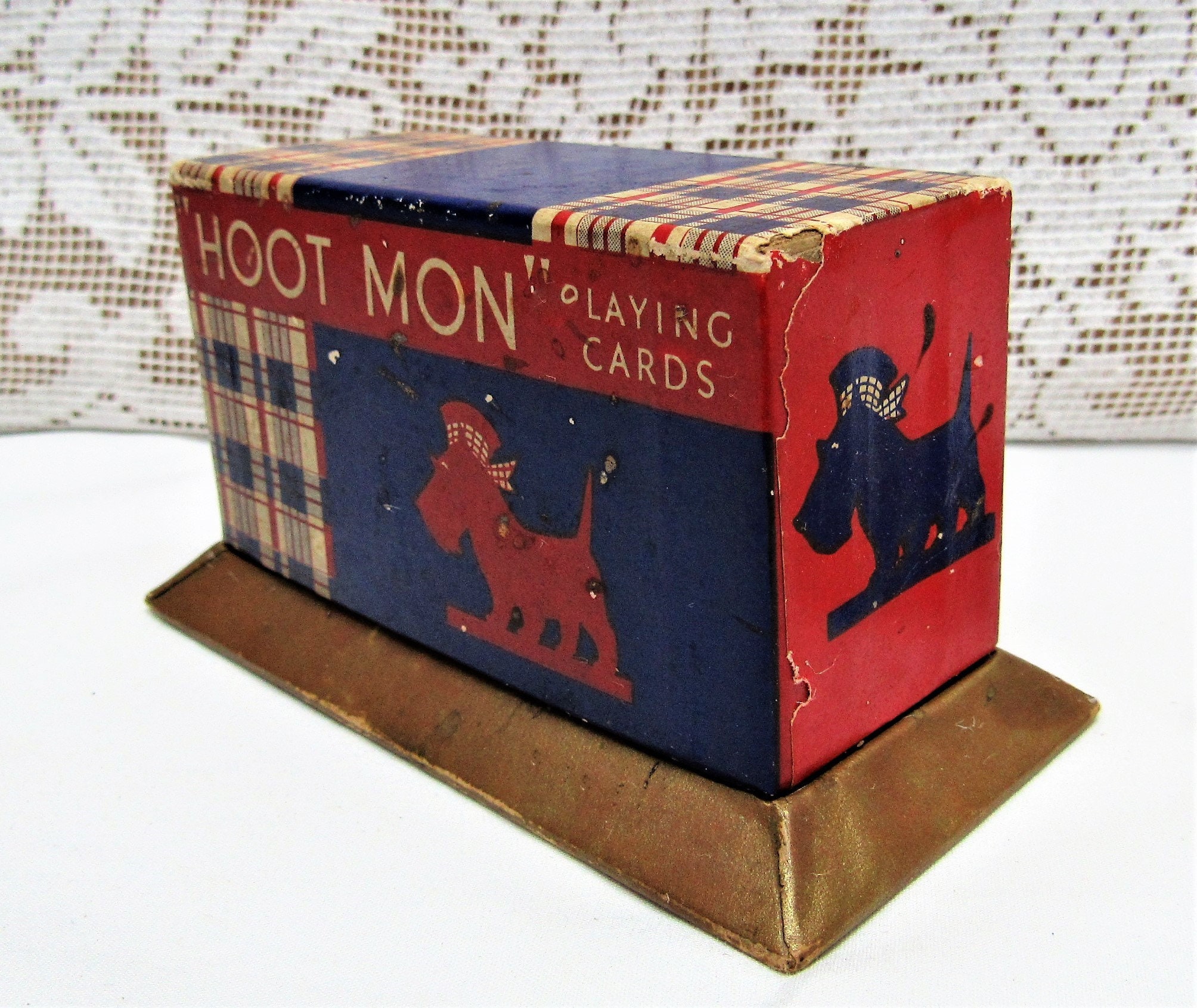 Rare HOOT MON Playing Card Set in Box Russell Playing Card Company 1928 ...