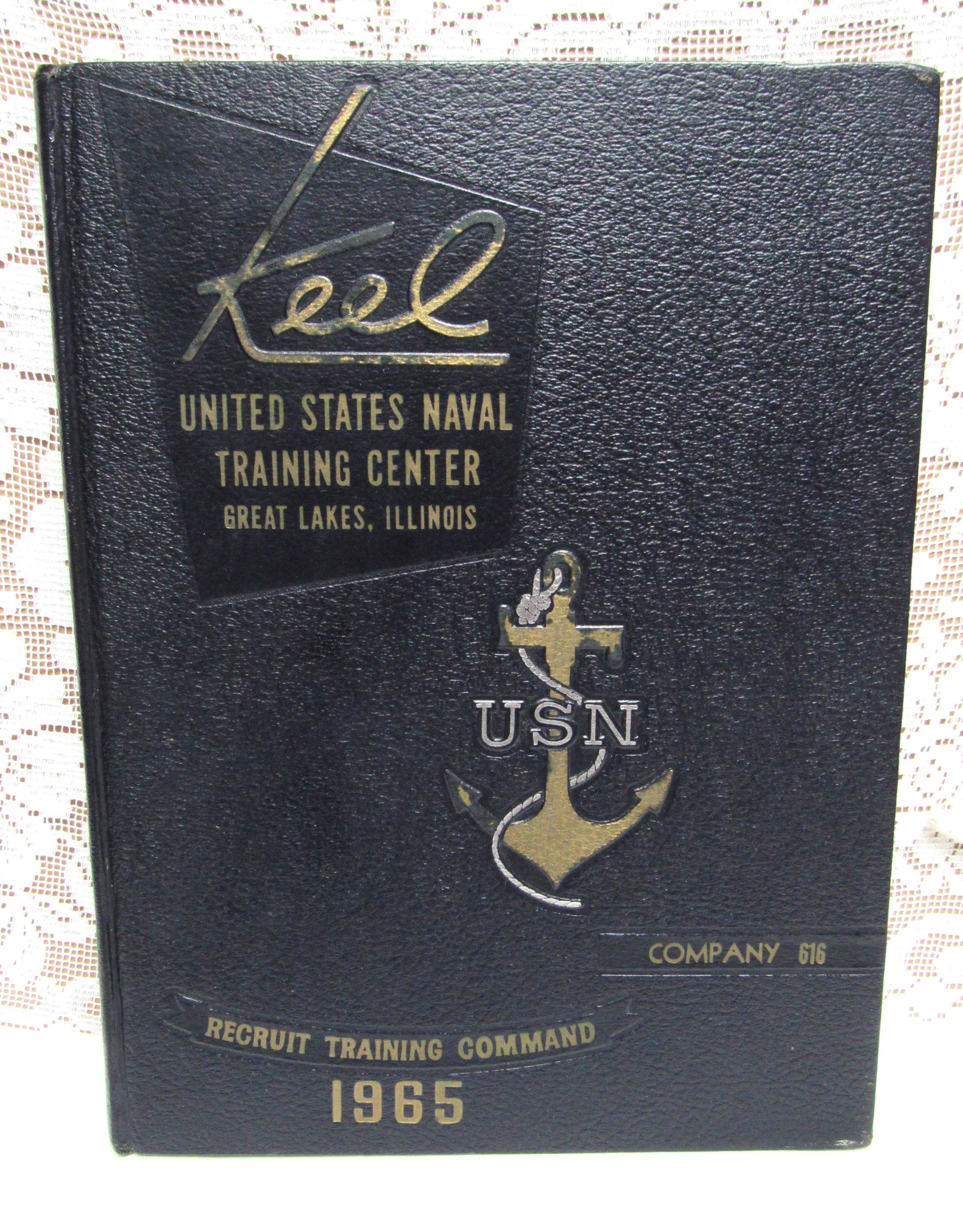 Vintage US Naval Training Center Great Lakes Yearbook 1965 United ...