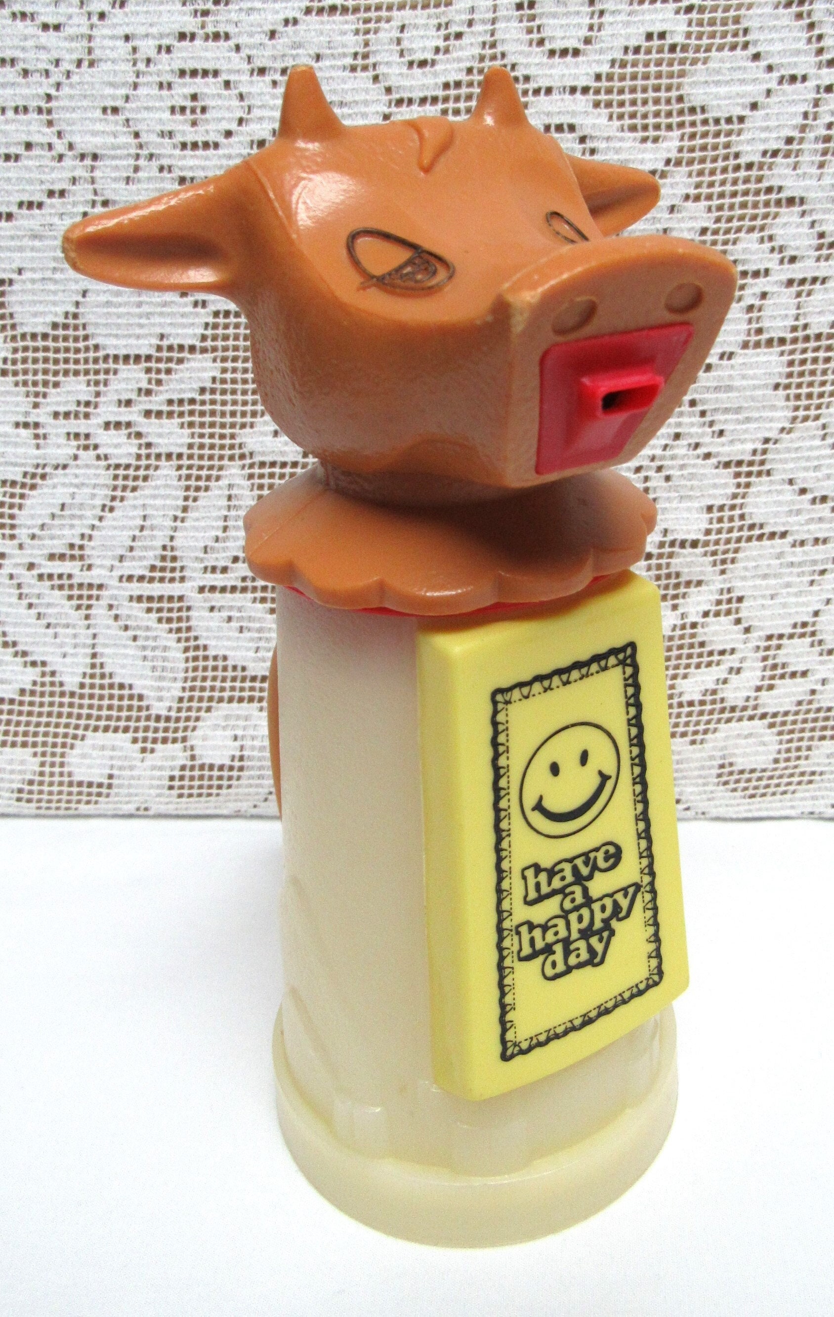 Cute Vintage MOO COW CREAMER Whirley Industries Have A Nice Day 1970s ...