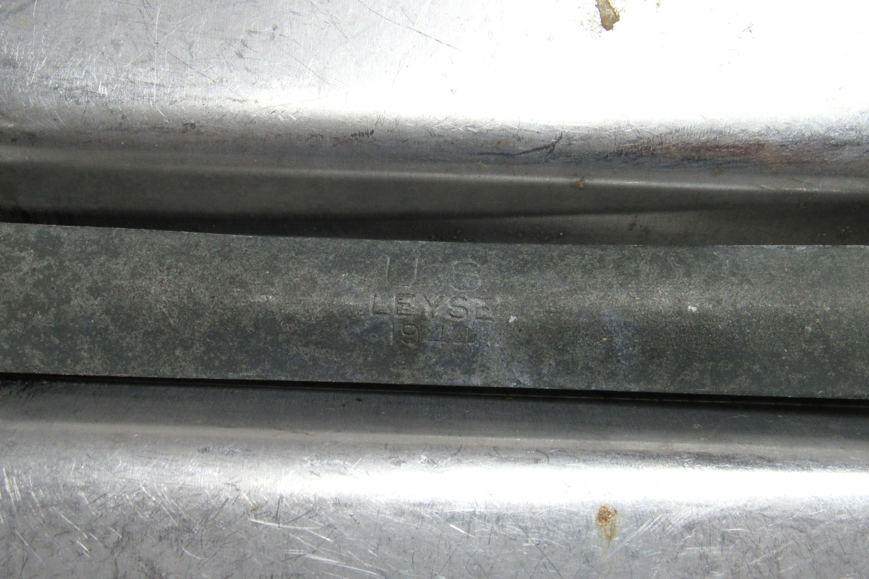 Vintage WORLD WAR II Army Aluminum Mess Kit Food Dish Pan C. 1944 Leyse ...