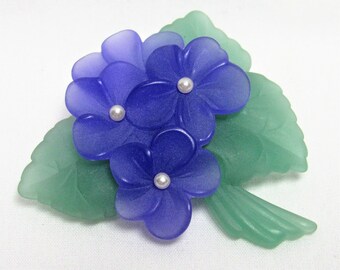 Avon African Violet Pin - Etsy