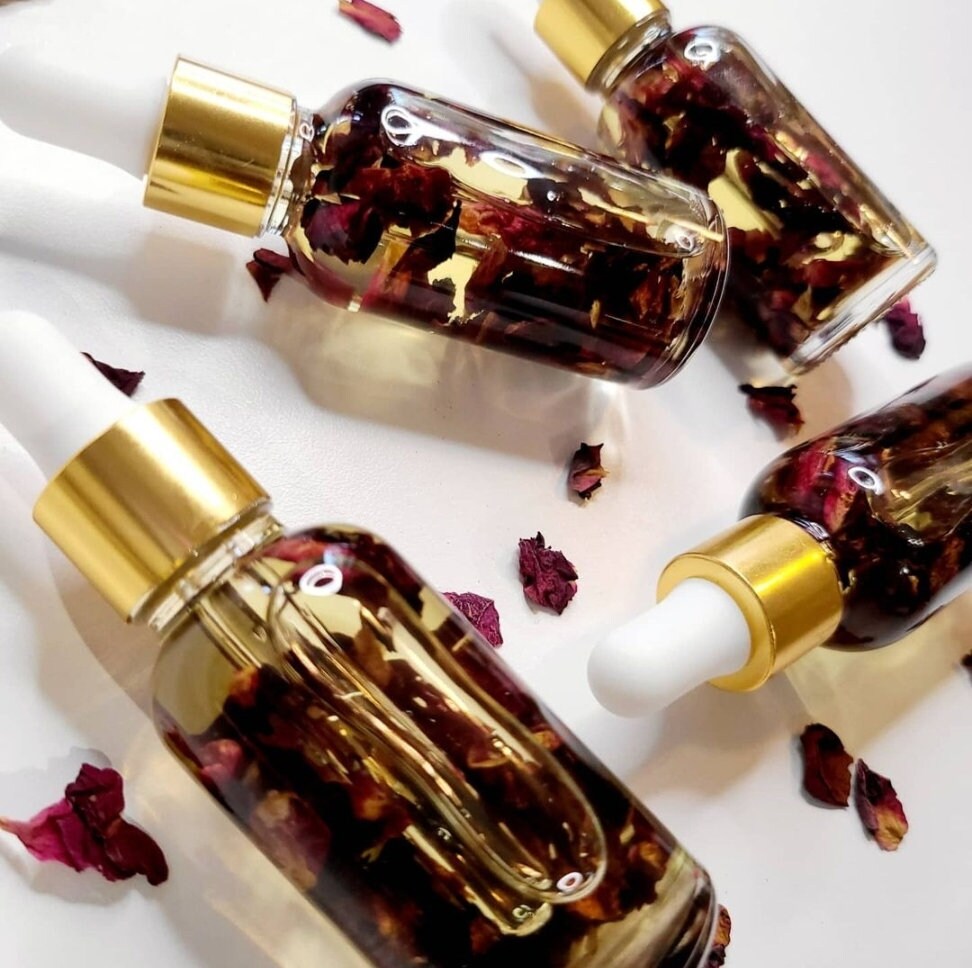 Organic Rose Oil Rose Oil for Glowing and Moisturizing Skin | Etsy