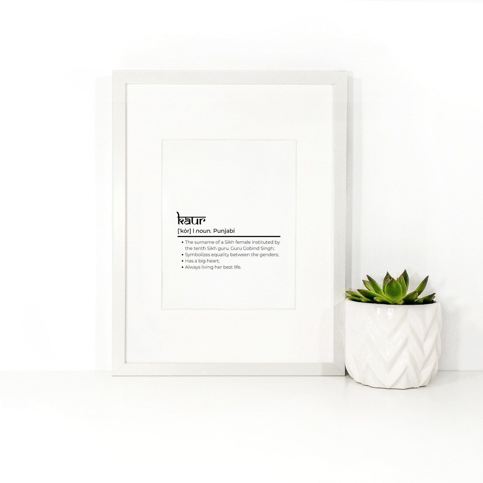 Punjabi Kaur Art Printable - Punjabi Art Instant Download - Punjabi ...