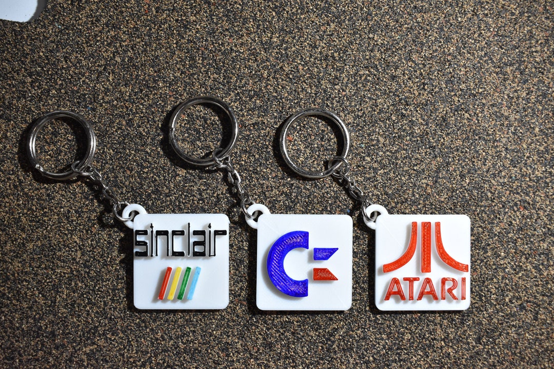Keychain Atari Amiga Sinclair 80's Computer - Etsy