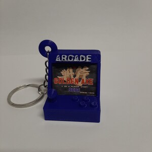 Keychain Arcade Machine 80's/arcade/keychain/miniature - Etsy