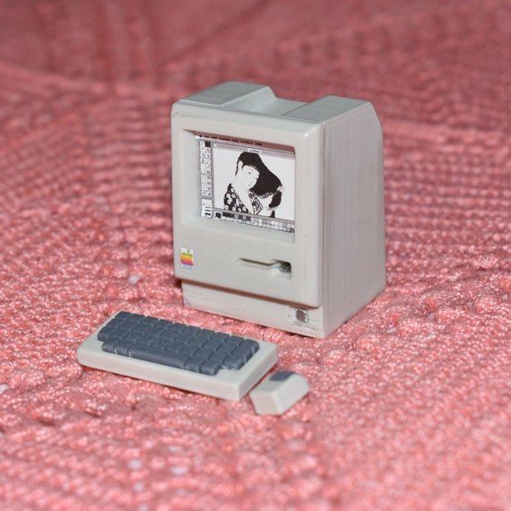 Apple Macintosh Miniature - Etsy
