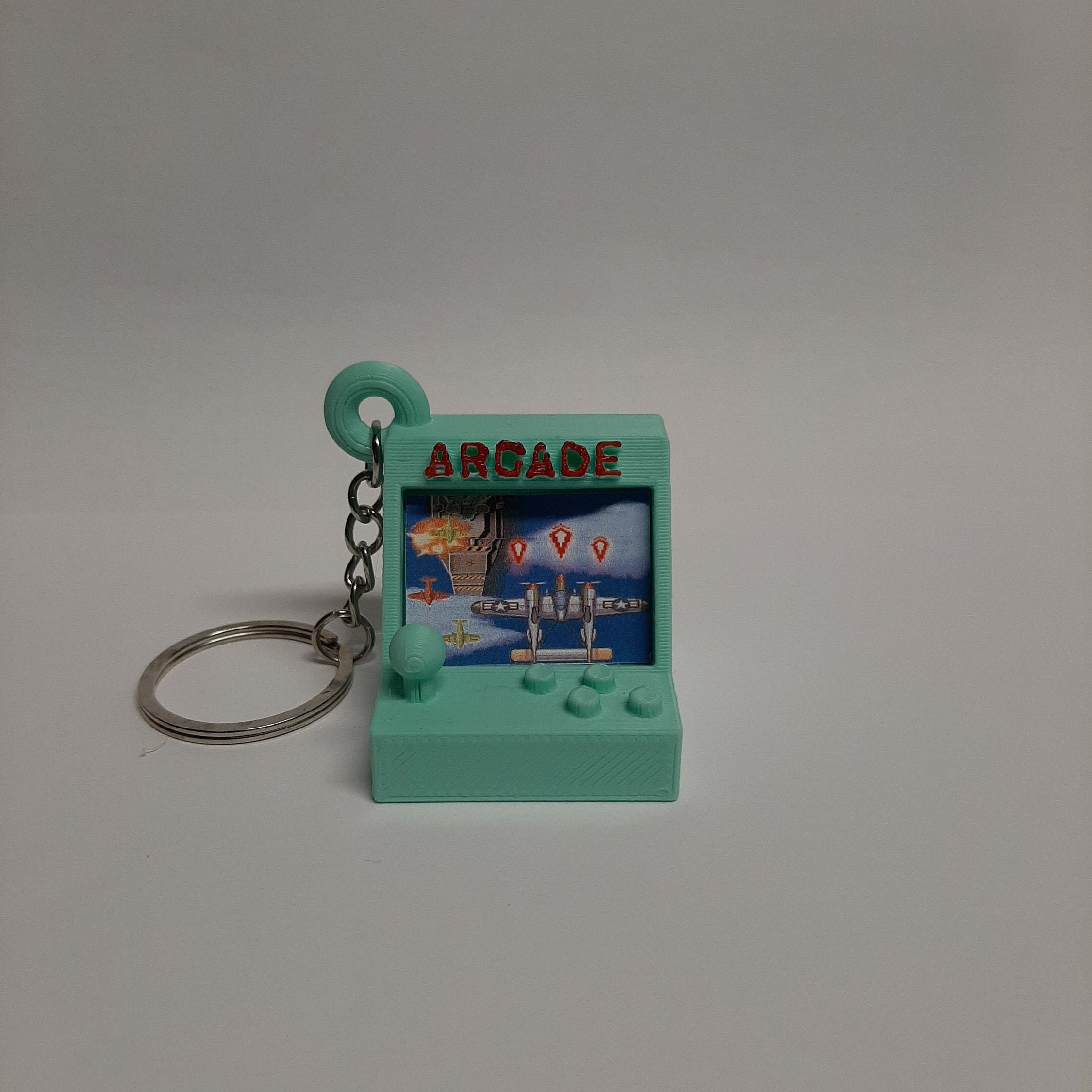 Keychain Arcade Machine 80's/arcade/keychain/miniature - Etsy