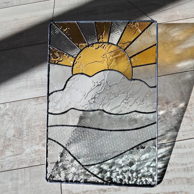 Stained Glass Sun - Etsy