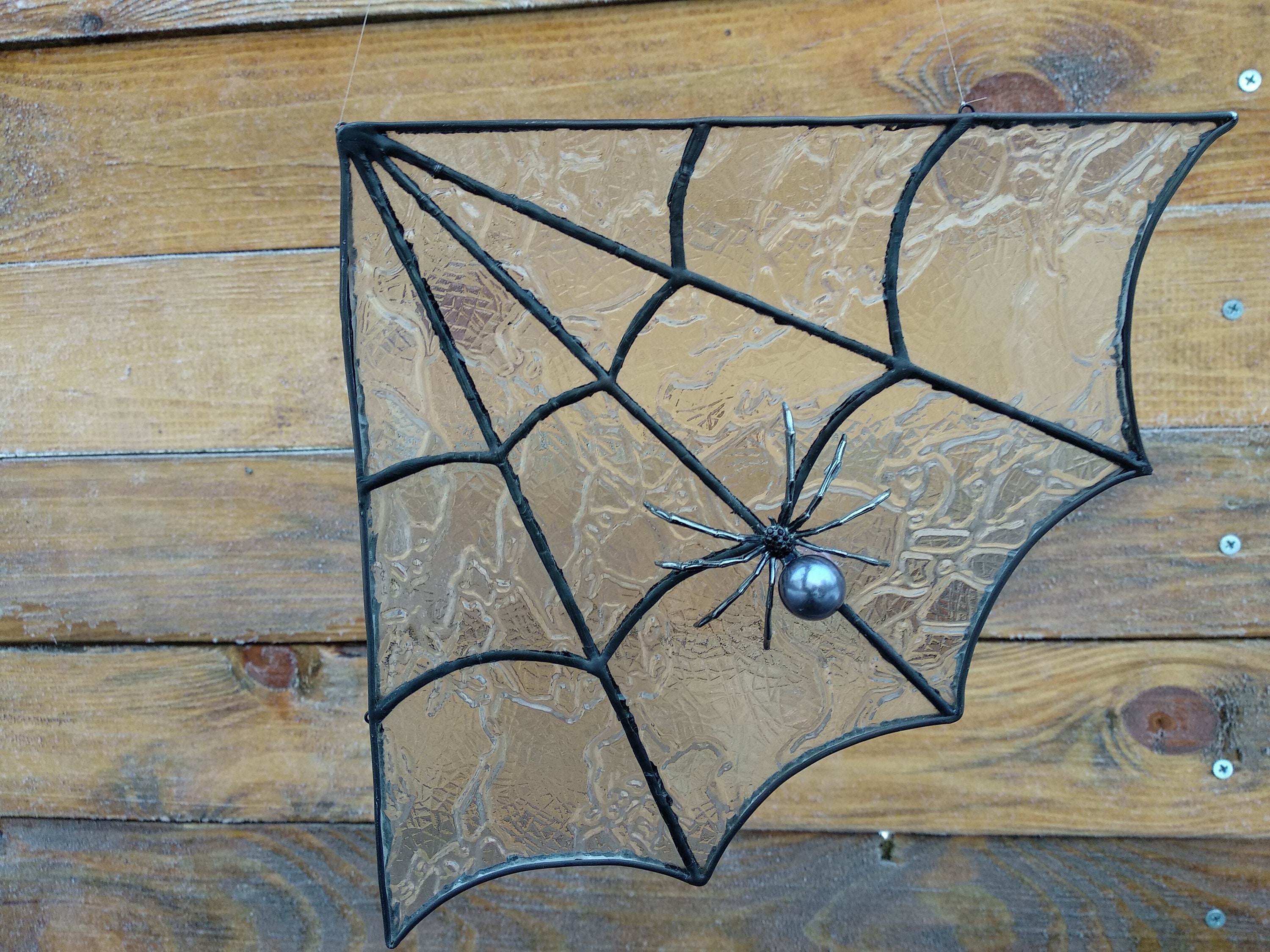 Web. Web With a Spider. the Largest Spider. Transparent Corner - Etsy