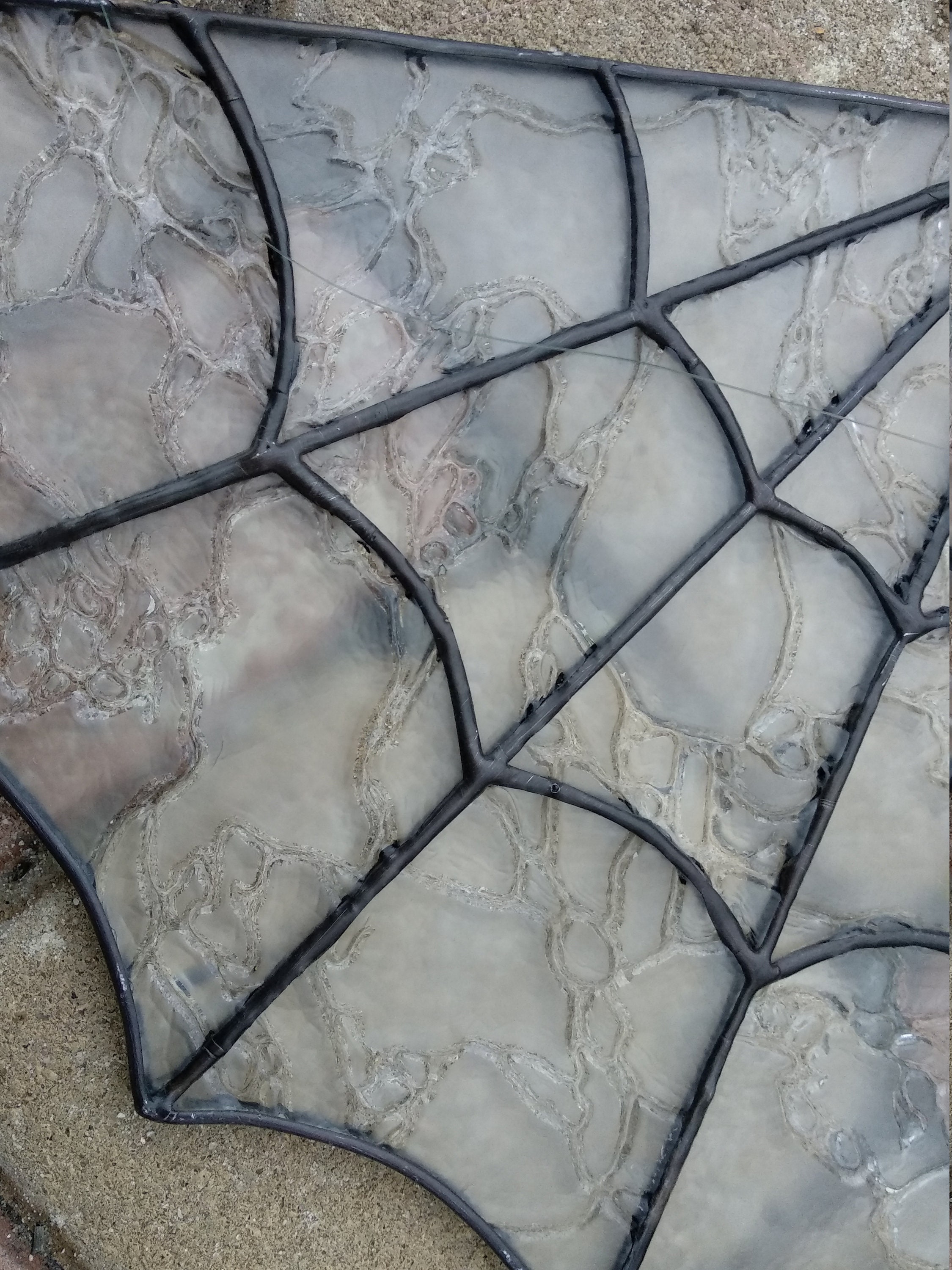 Web. Spider. Stylish Amazing Stain Glass With Frosted Crystal Glass ...