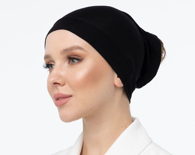 Under Cap, Under Hijab, Cotton Hijab Cap, Under Scarf, Jersey Hijab ...