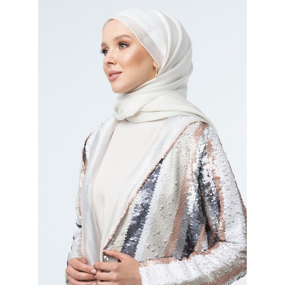 Wedding Hijabs Shiny Elegant Hijabs Luxury Special Day - Etsy