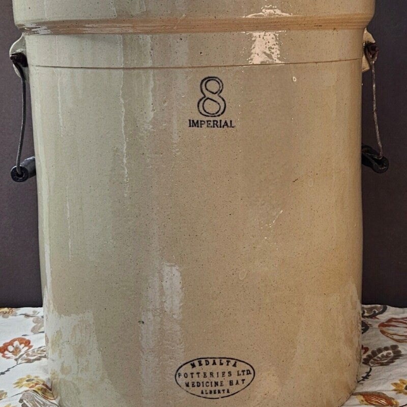 Large Antique Crock - Etsy