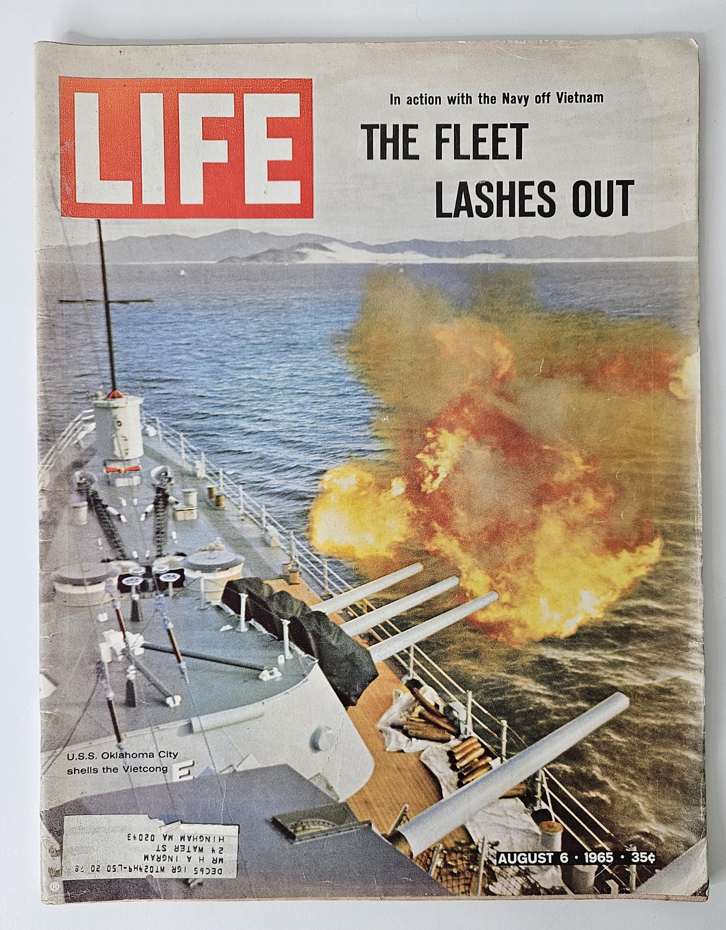 Vintage Original LIFE Magazine Dated August 6, 1965 "in Action With the ...