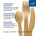 FSC Certified Disposable Wooden Cutlery Set: Eco-friendly Utensils - Etsy