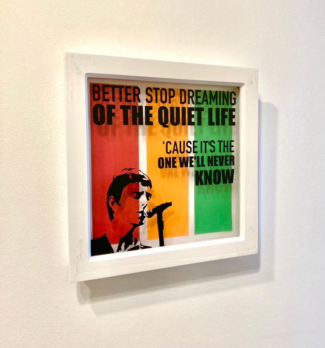 The Jam Paul Weller Town Called Malice Shadow Box Display Frame - Etsy