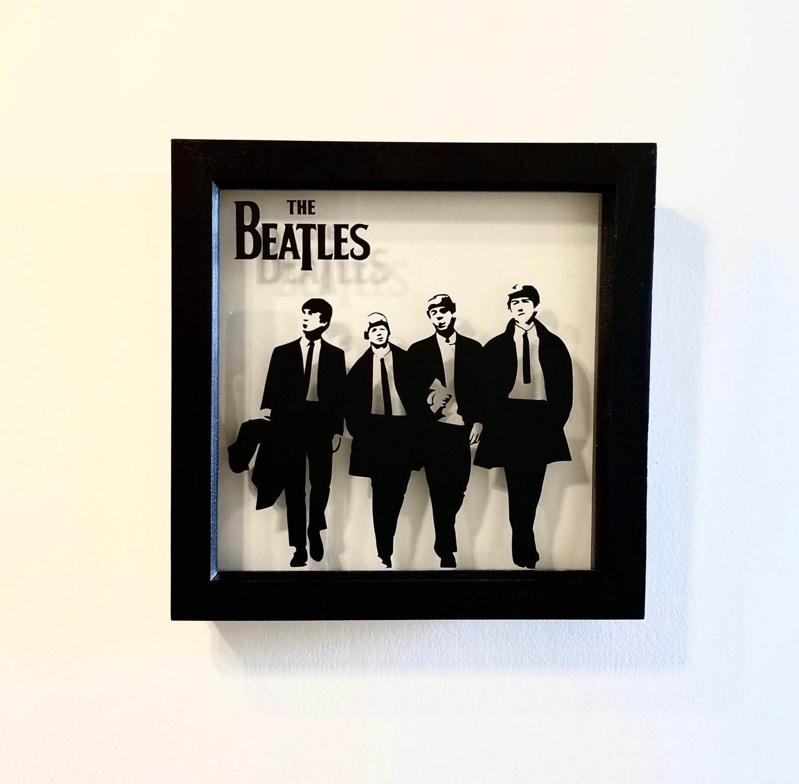 The Beatles Shadow Box Frame - Etsy