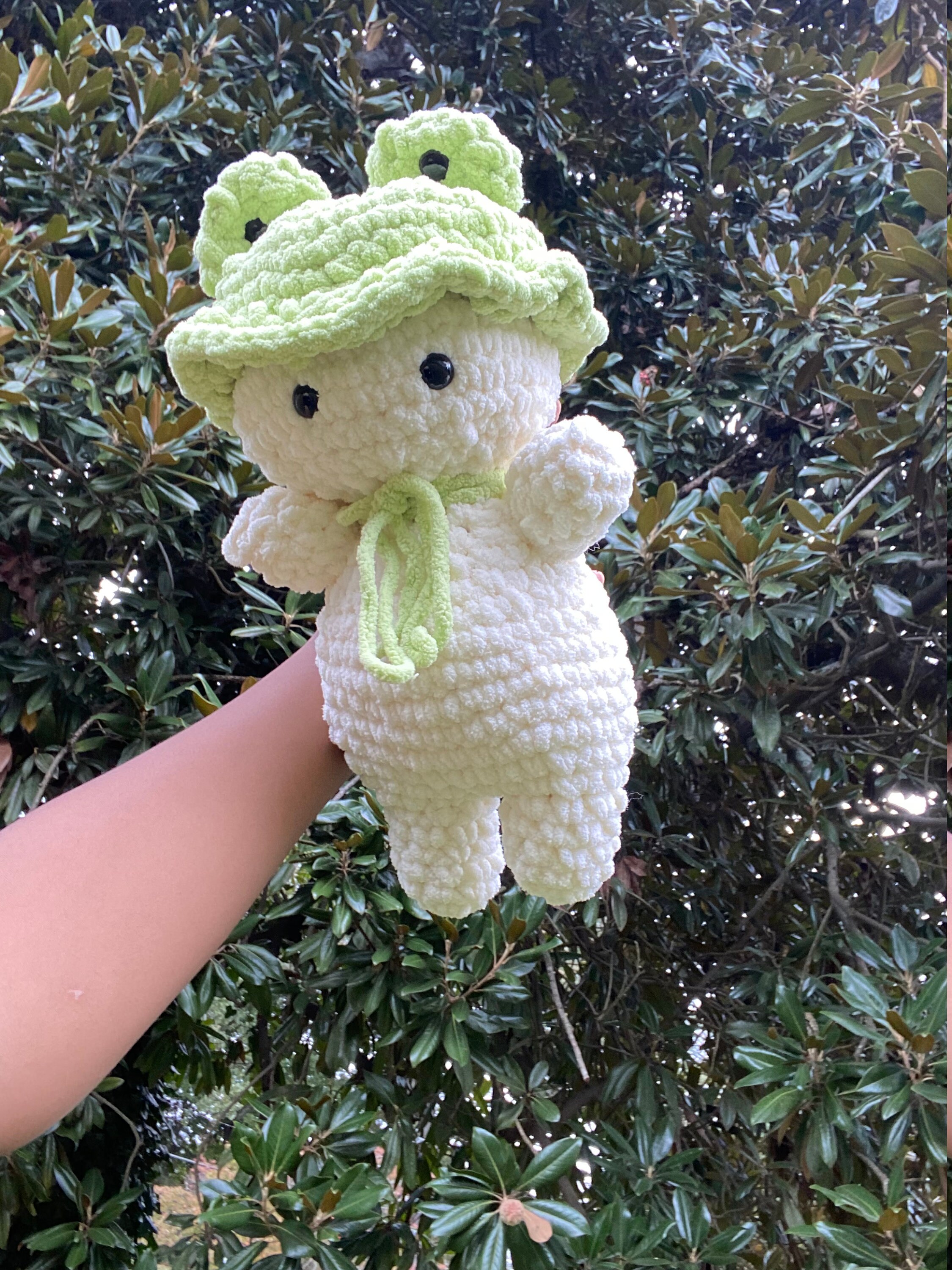 Mushie Boy With a Frog Hat - Etsy