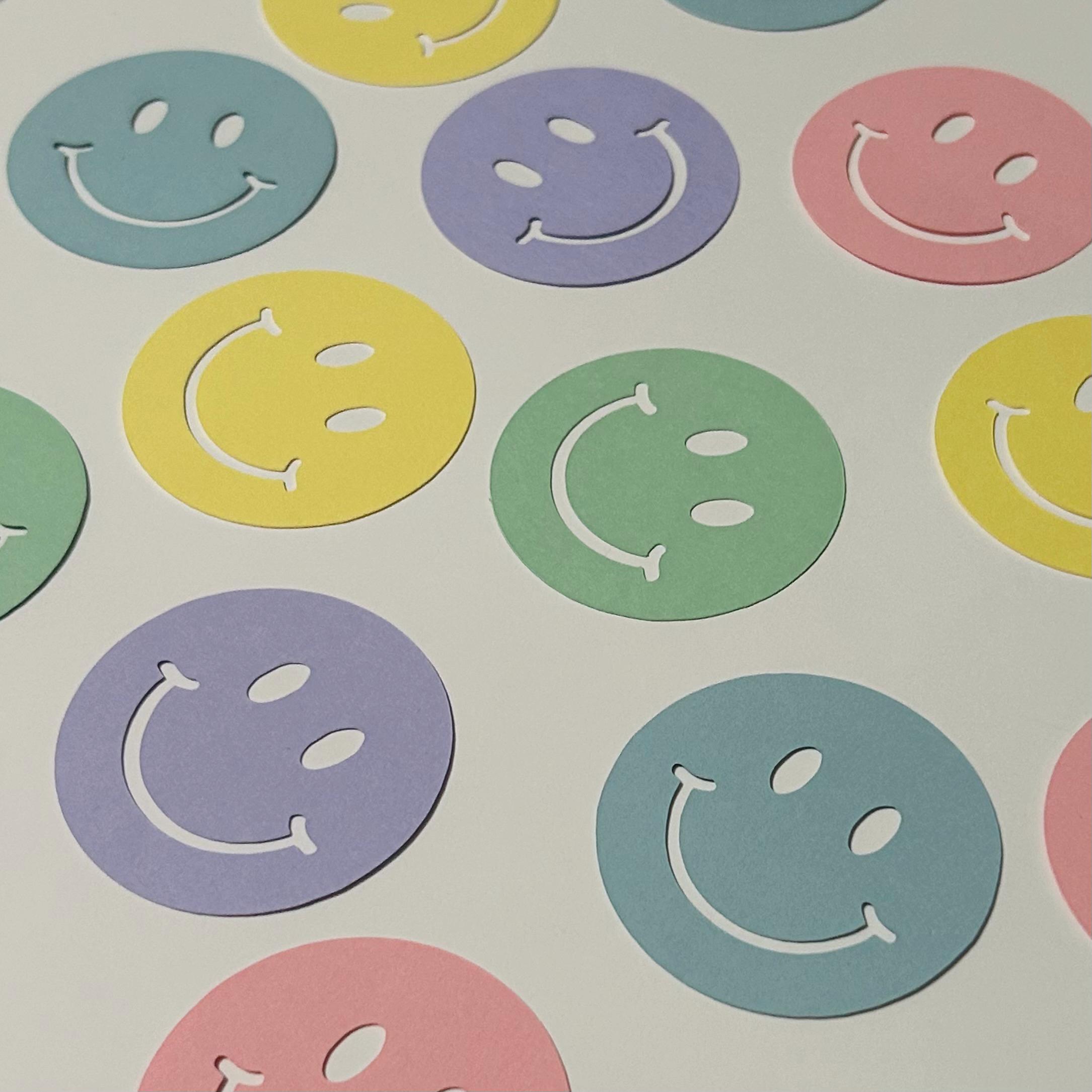 Pastel Happy Face Confetti | Smiley Face Confetti | Birthday Party ...