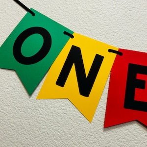 One Love Banner | Reggae Party Decorations | One and Loved Birthday ...