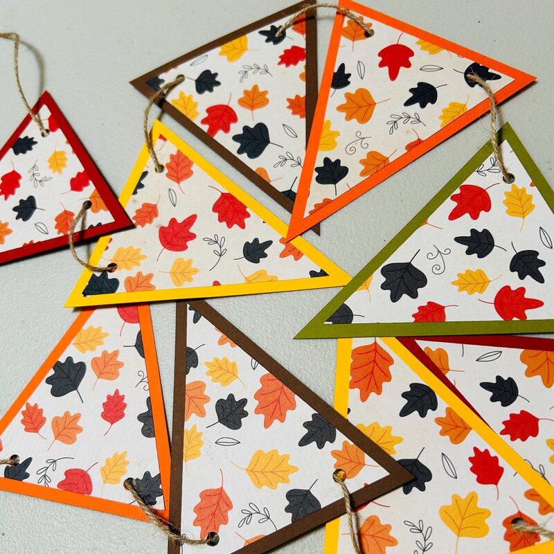 Fall Leaf Banner - Etsy