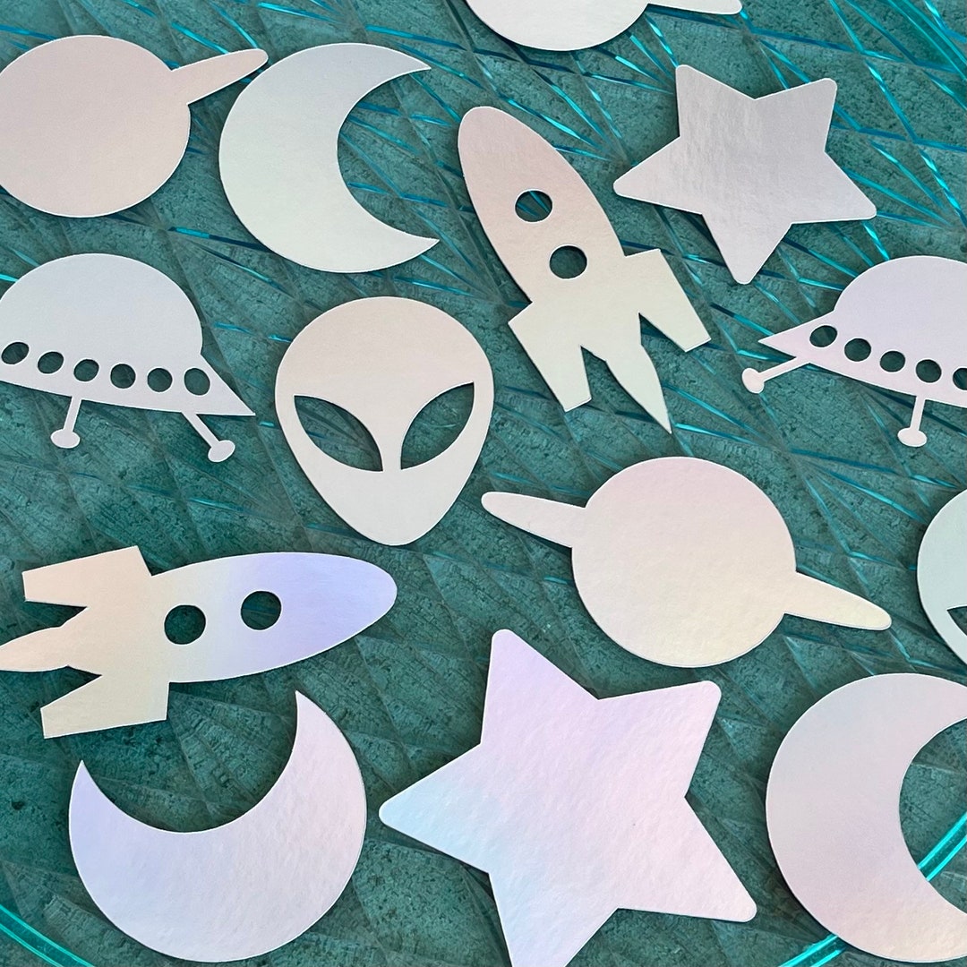 Outer Space Party Confetti | Galaxy Birthday Party Decor | Alien ...