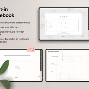 Minimalist Digital Planner, Free Widget, Goodnotes Planner, Daily, iPad ...