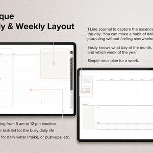 Minimalist Digital Planner, Free Widget, Goodnotes Planner, Daily, iPad ...