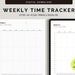 Weekly Planner Printable Minimalist, Digital Planner iPad Weekly ...